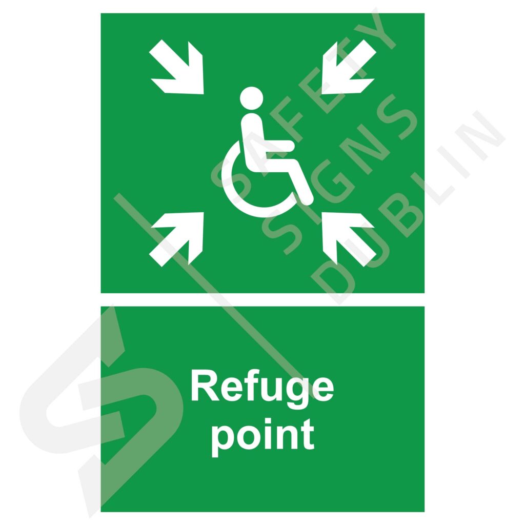 Refuge point S7066 - Safety Signs Dublin
