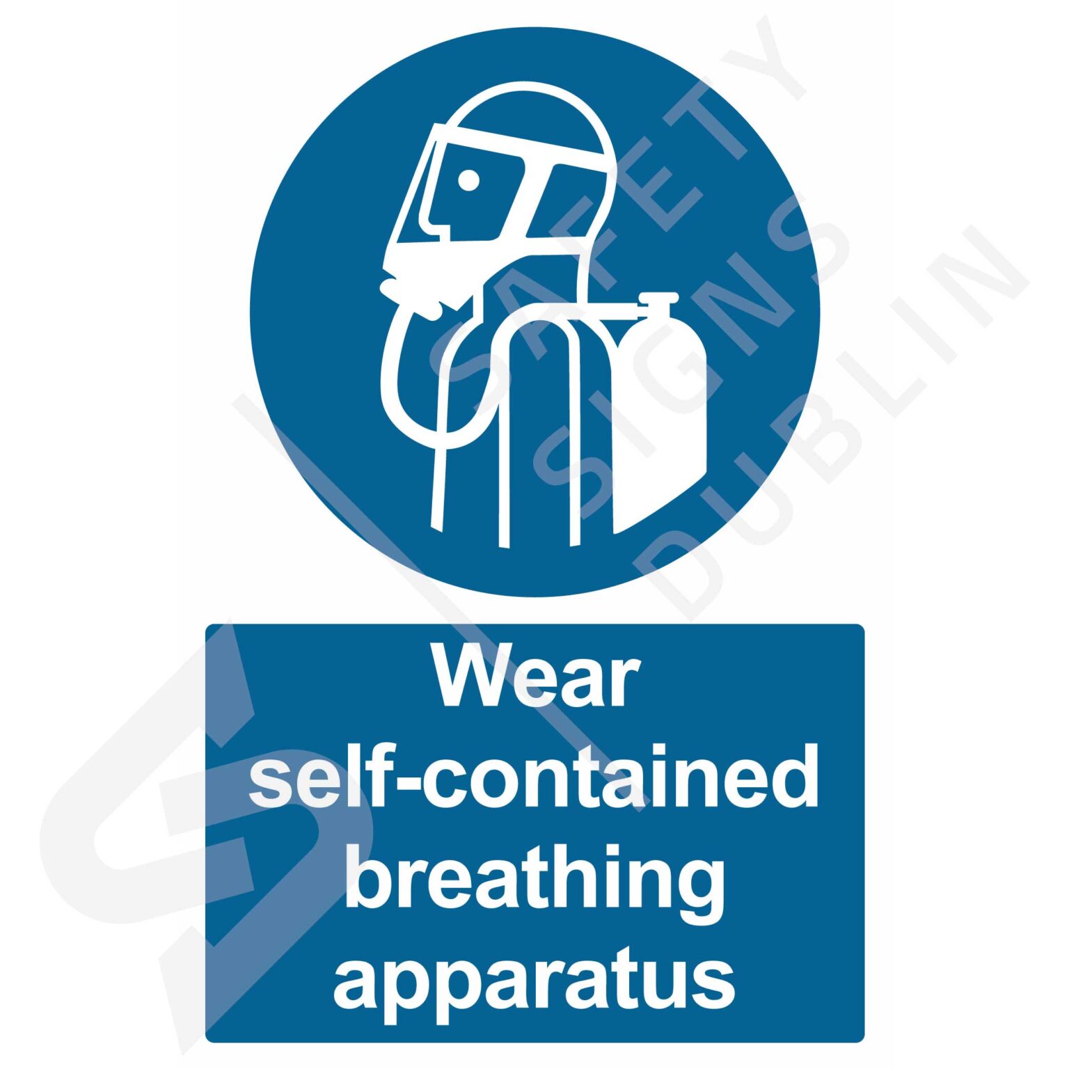 Wear Self-Contained Breathing Apparatus M5178 - Safety Signs Dublin