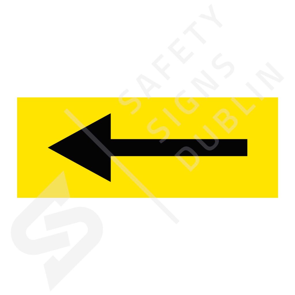 Arrow left W8004 - Safety Signs Dublin