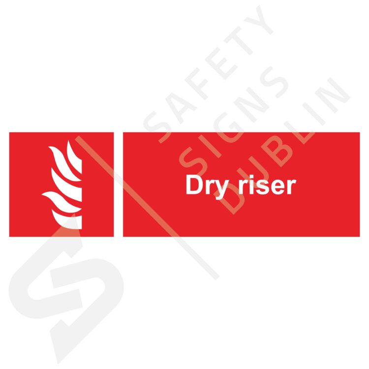 Dry riser F1001 - Safety Signs Dublin