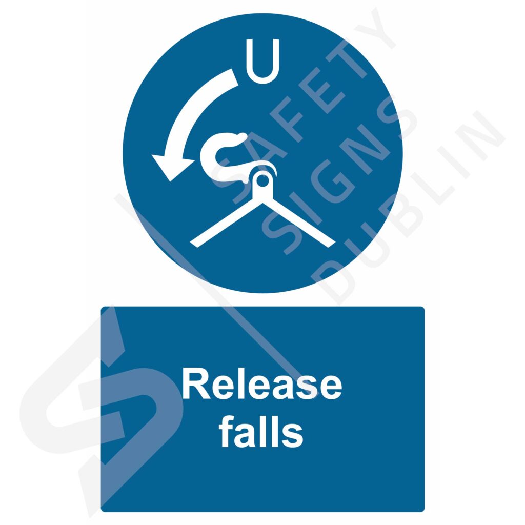 Release falls M5107 - Safety Signs Dublin