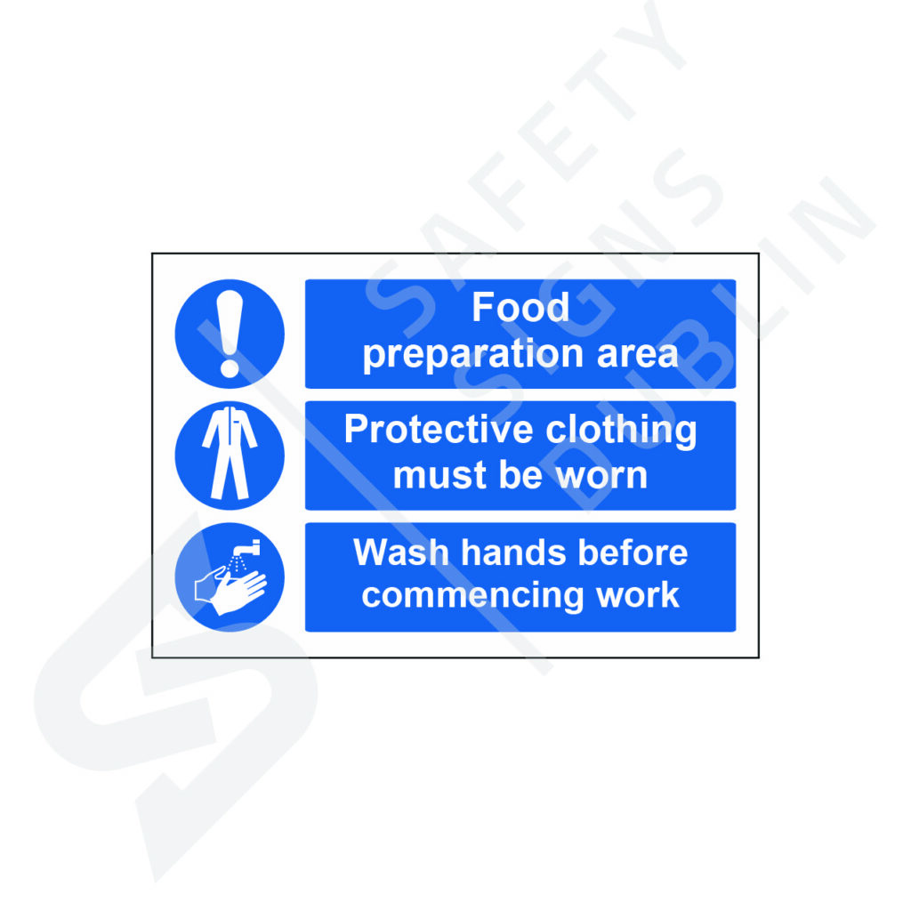 Food Preparation Area FS3096 - Safety Signs Dublin