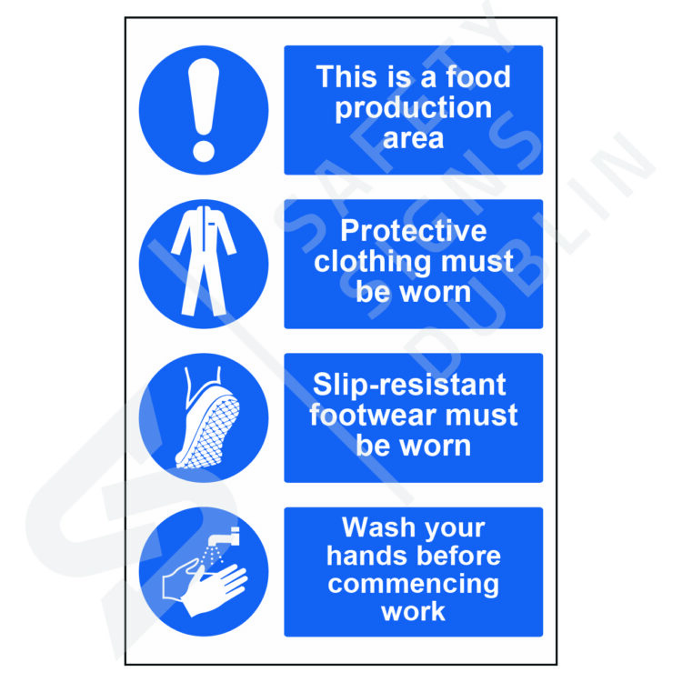 Food Production Area FS3098 - Safety Signs Dublin